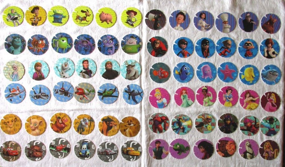 "SUPER FLIZZ Disney" Mega Image - Colectie completa (72 cartonase ...